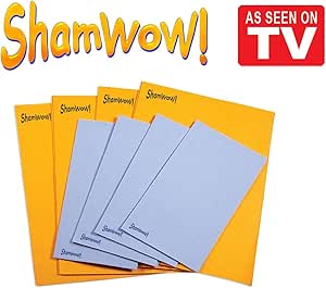 The Original Shamwow - Super Absorbent Multi-Purpose Cleaning Shammy ...