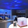 HAIDOLIANG Ocean Wave Ceiling Projector, Colors Changing Show Aurora Glow Lamp with Remote ...