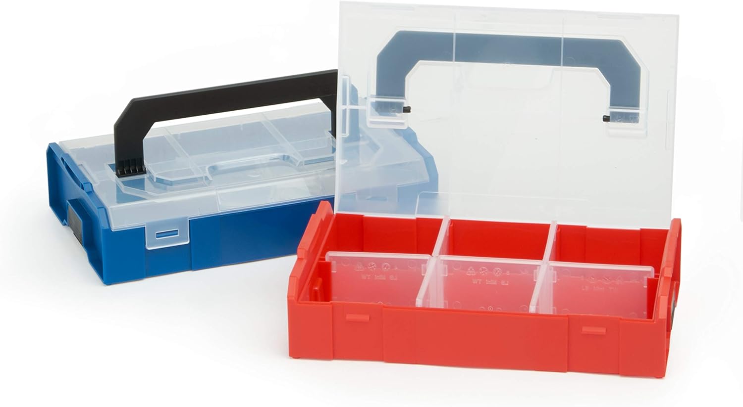 Bosch Sortimo L BOXX Mini Pack of 2 Colourful in Set lid Transparent ...
