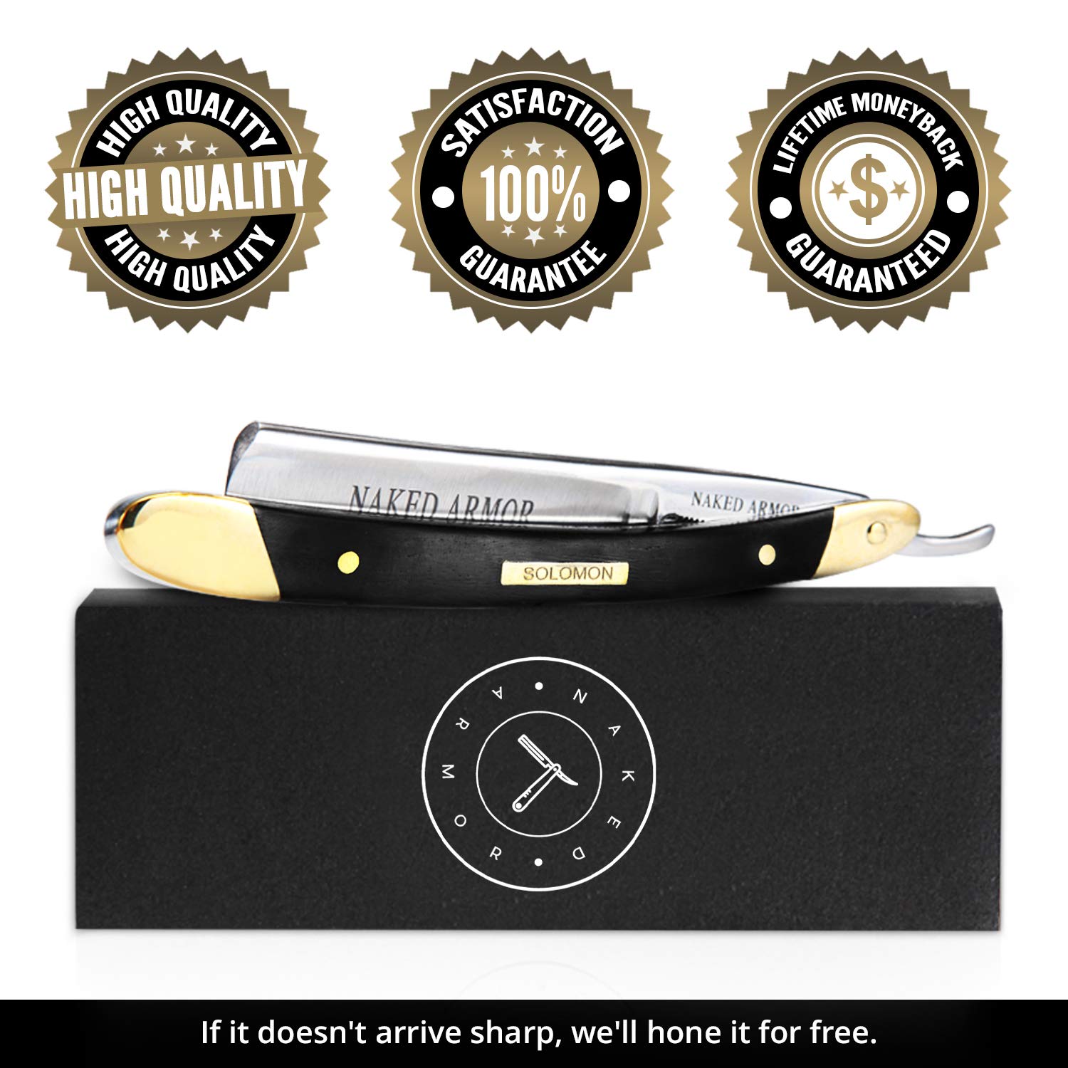Mua Black Straight Razor Blade - Shave Ready Vintage Straight Razor ...