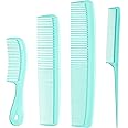 Amazon.com : Mars Wellness 4 Piece Professional Comb Set Green - USA ...