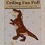 Dinosaur T-rex Tyrannosaurus Ceiling FAN PULL kid decor - Ceiling Fan ...