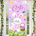 Amazon.com: Happy Easter Door Cover - Easter Party Decoration Spring ...