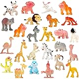 Amazon.com: Animal Toy, 64 Pack Mini Wild Plastic Animals Models Toys ...