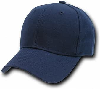 Amazon.com: NAVY BLUE SIZE 7 3/8 FITTED BASEBALL CAP HAT CAPS HATS ...