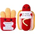 Amazon.com: Handmade Mini Positive Crochet Animal Set,Crochet Stuffed ...