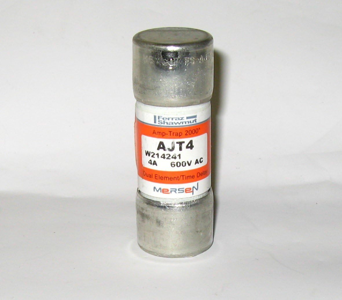Ferraz Shawmut/Mersen AJT-4, 600V, 4 Amp (4A), Time Delay Class J Fuse ...