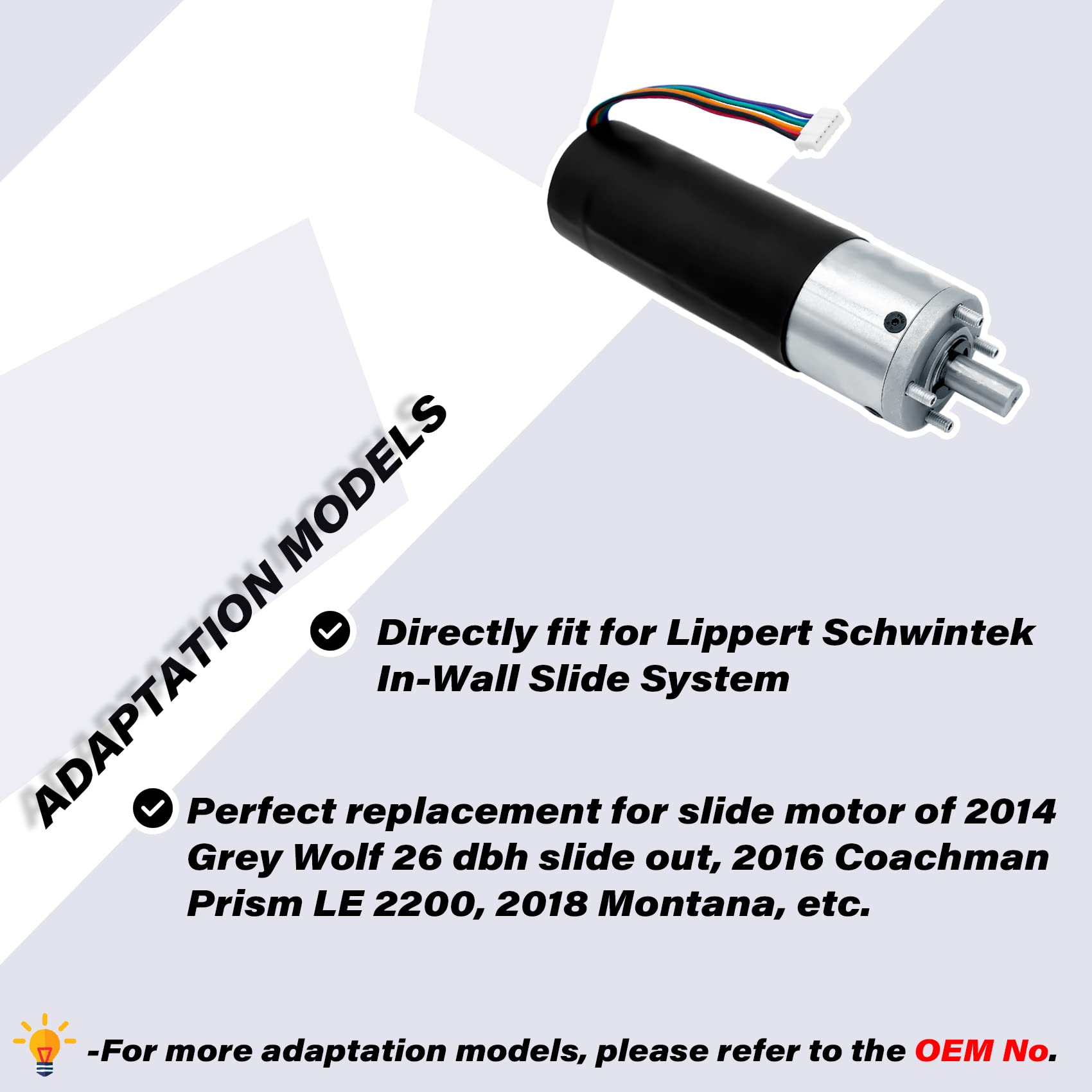 Mua 287298, RV in-Wall Slide-Out Motor Compatible with Lippert LCI ...