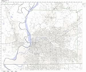 Amazon.com: Shelby County, Tennessee TN ZIP Code Map Not Laminated ...