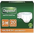 Amazon.com: Depend Incontinence Protection with Tabs, Maximum ...