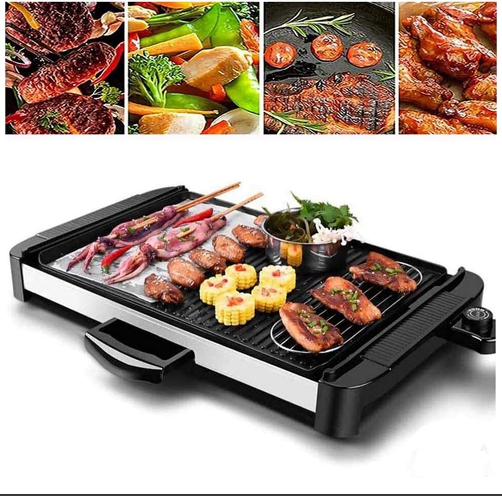Review BIYLL Electric Barbecue Grill Indoor Smokefree Table BBQ ...