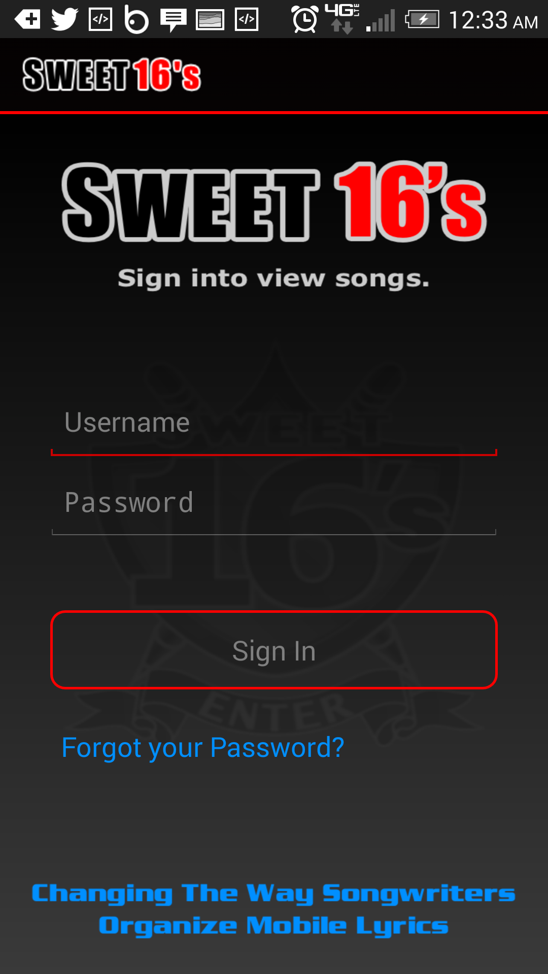 SWEET 16's for Songwriting:Amazon.co.uk:Appstore for Android