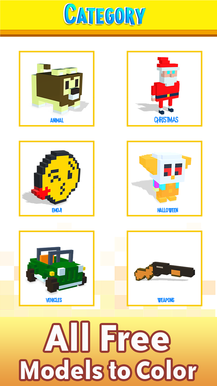 Voxel 3D - Color by Number, Pixel Art Coloring Book:Amazon.co.uk ...