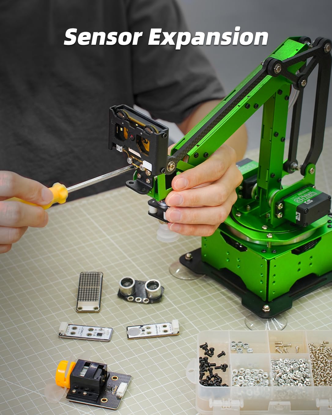 Lewansoul Robotic Arm Kit Maxarm For Esp32 Open Source Smart Robot Arm