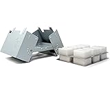 Amazon.com : Esbit Ultralight Folding Pocket Stove with Six 14g Solid ...