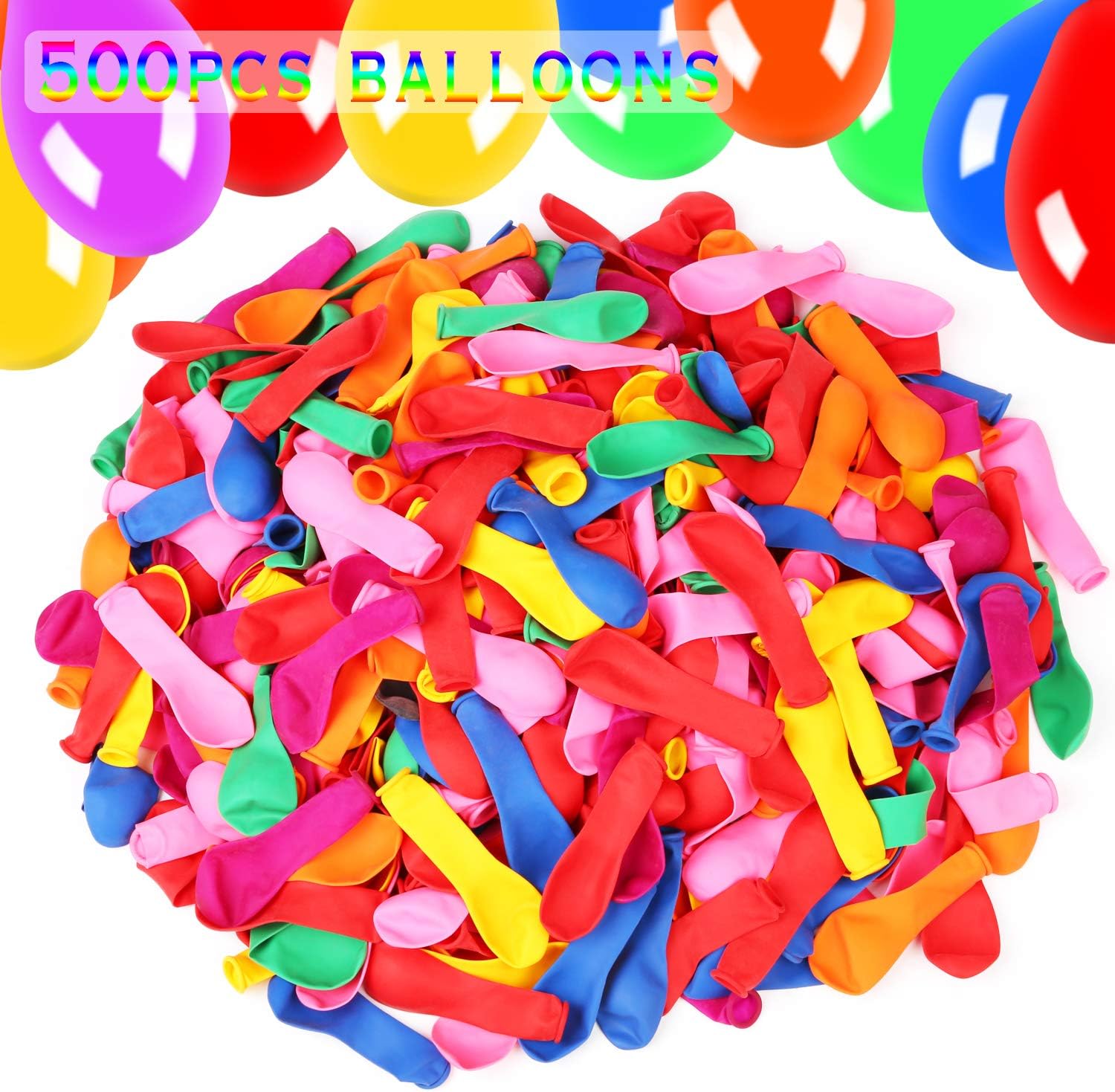 OOTSR Dart Balloon Jumbo Fun Set 500 Balloons and 10 Plastic Darts Plus ...