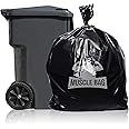 Amazon.com: Muscle Bag - 55 Gallon 1.5Mil Trash Bags, Individually ...