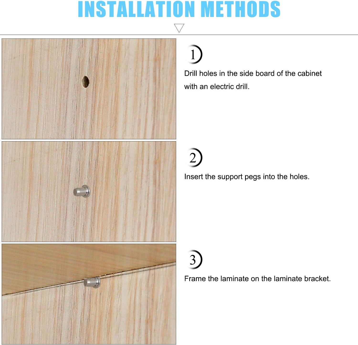 Staffe e supporti per mensole Perni per Mensole Supporto Pioli Staffa ...