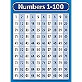 Amazon.com: DZHJKIO Numbers 1-100 Poster Chart - LAMINATED - Double ...