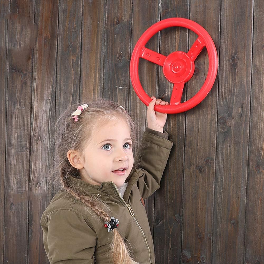 Kids Playground Steering Wheel,Plastic Pirate Ship Wheel with Screw ...