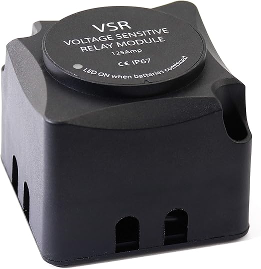 Voltage Sensitive Relay (VSR) module 125Amp-Automatic charing relay ...