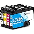 Amazon.com: Faslvink LC406 High Yield Ink Cartridge Compatible LC406 ...