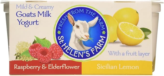 St. Helen's Farm Goats Milk Yogurt With Fruit Layer, 250g (2 x, 125g ...