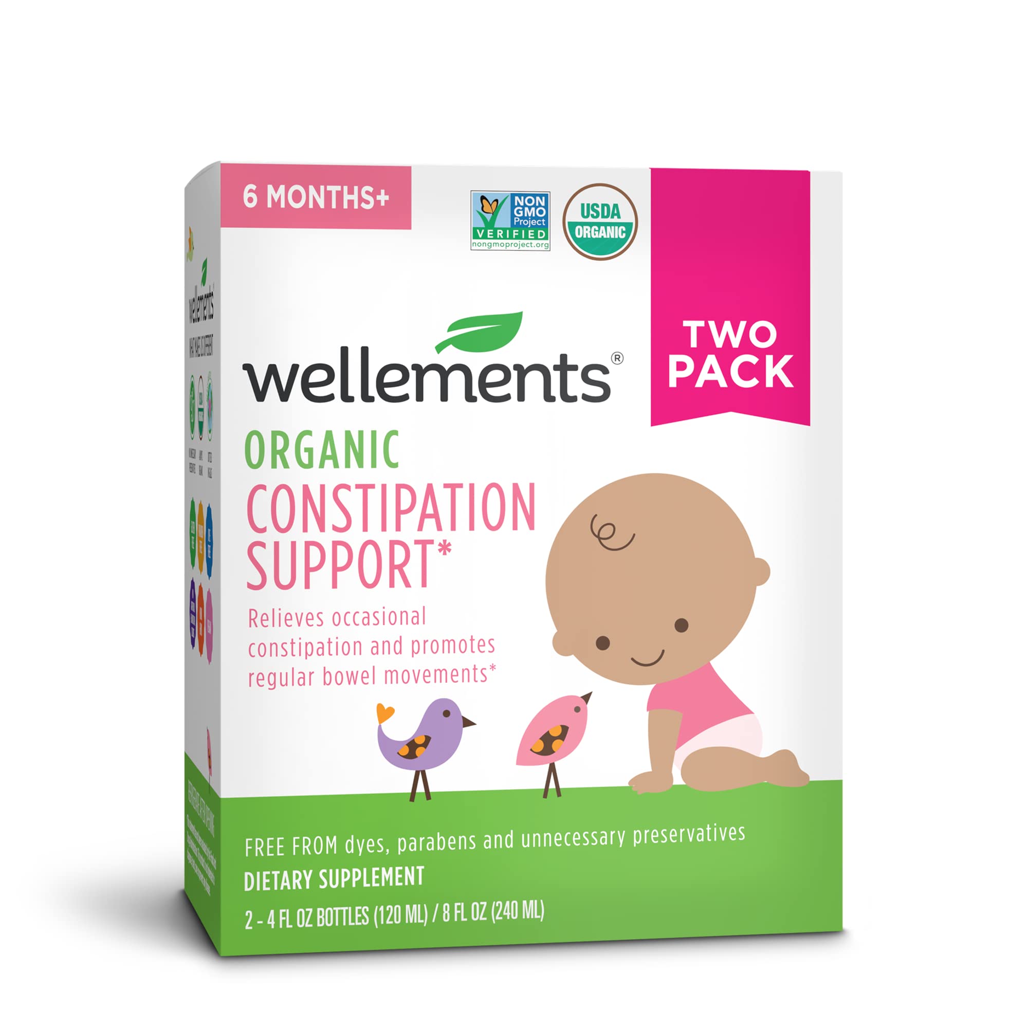 Mua wellements Organic Baby Constipation Support Relieves Occasional ...