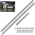 16ft Garage Door Strut , Heavy-Duty Steel Garage Door Reinforcement ...