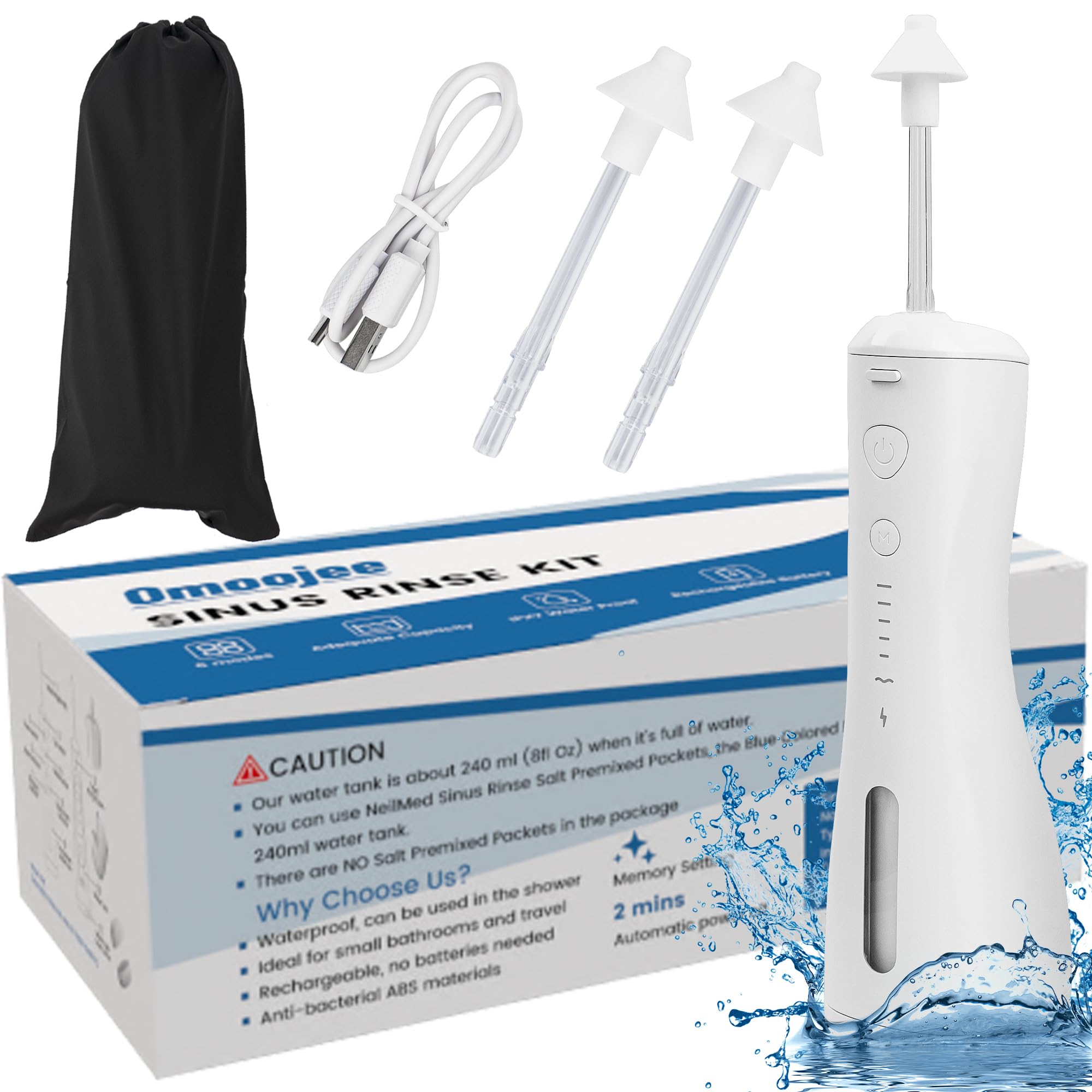 Mua Sinus & Allergy Relief Kit, Electric Neti Pot Nasal Irrigation ...