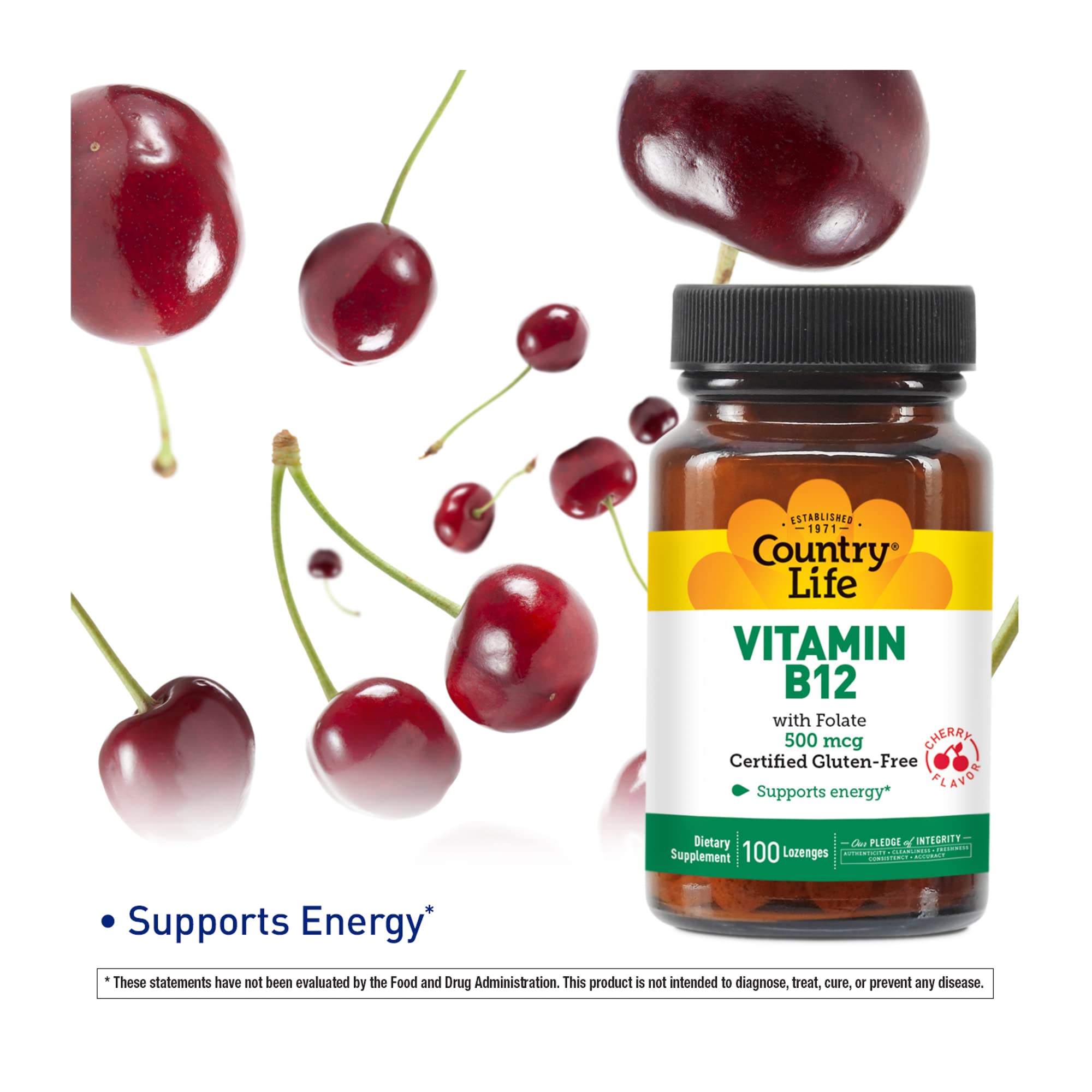 Mua Country Life Vitamin B12 with Folate, Supports Energy & Red Blood ...