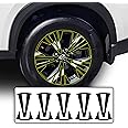Amazon.com - BOGAR TECH DESIGNS Wheel Rim Chrome Delete Sticker Decal ...