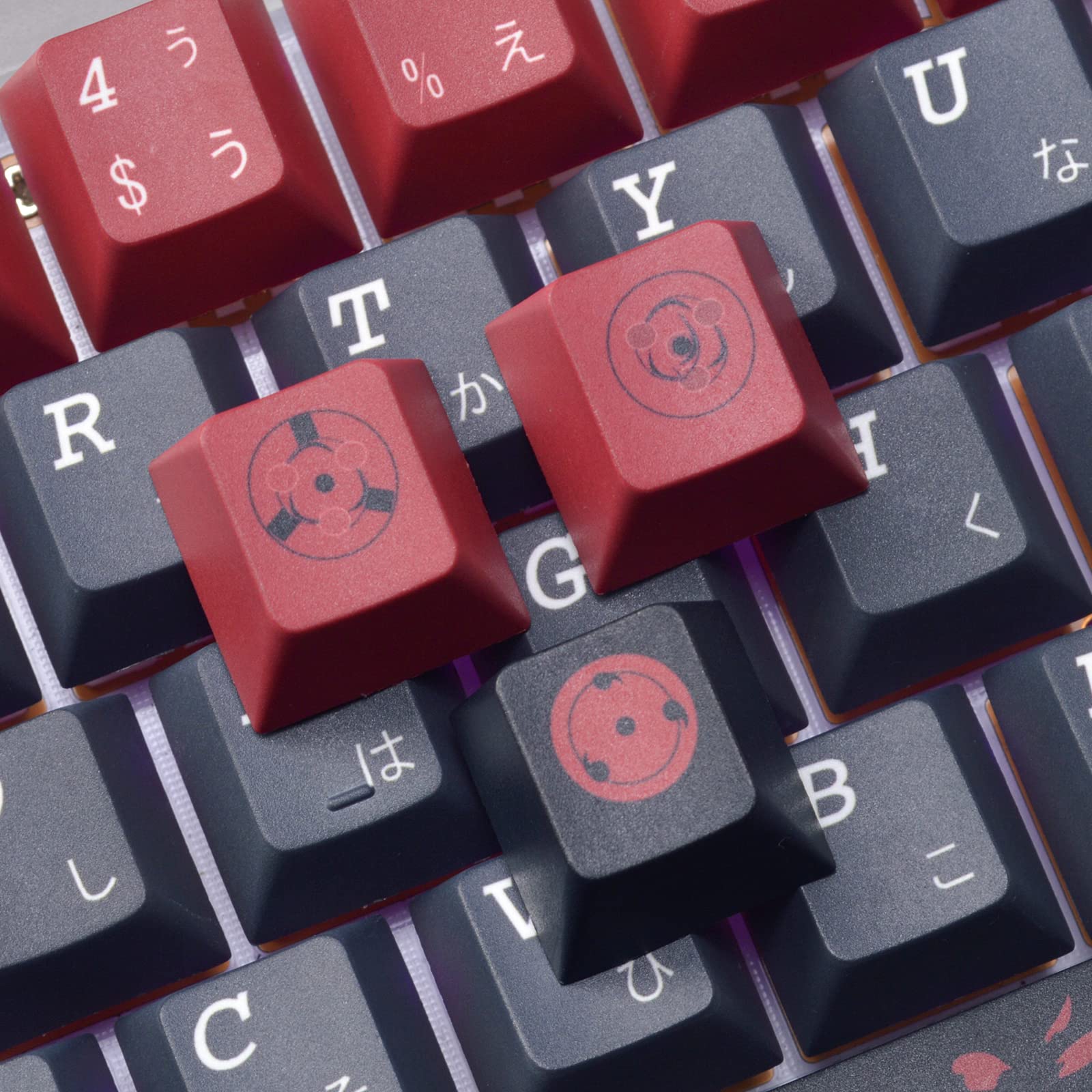 Mua Akatsuki keycaps，Japanese keycaps，PBT Anime keycaps with Key Puller ...