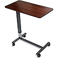 Amazon.com: RMS Overbed Table (XL) - Hospital Bed Table for Home or Medical Use - Adjustable Bed ...