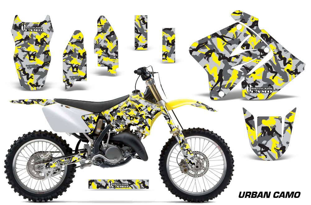 Amazon.com: AMR Racing Graphics Kit for MX Suzuki RM250 2001-2009 URBAN ...