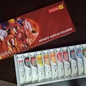 Camel Camlin Acrylic Color Box - 20ml Tubes, 12 Shades: Amazon.in ...
