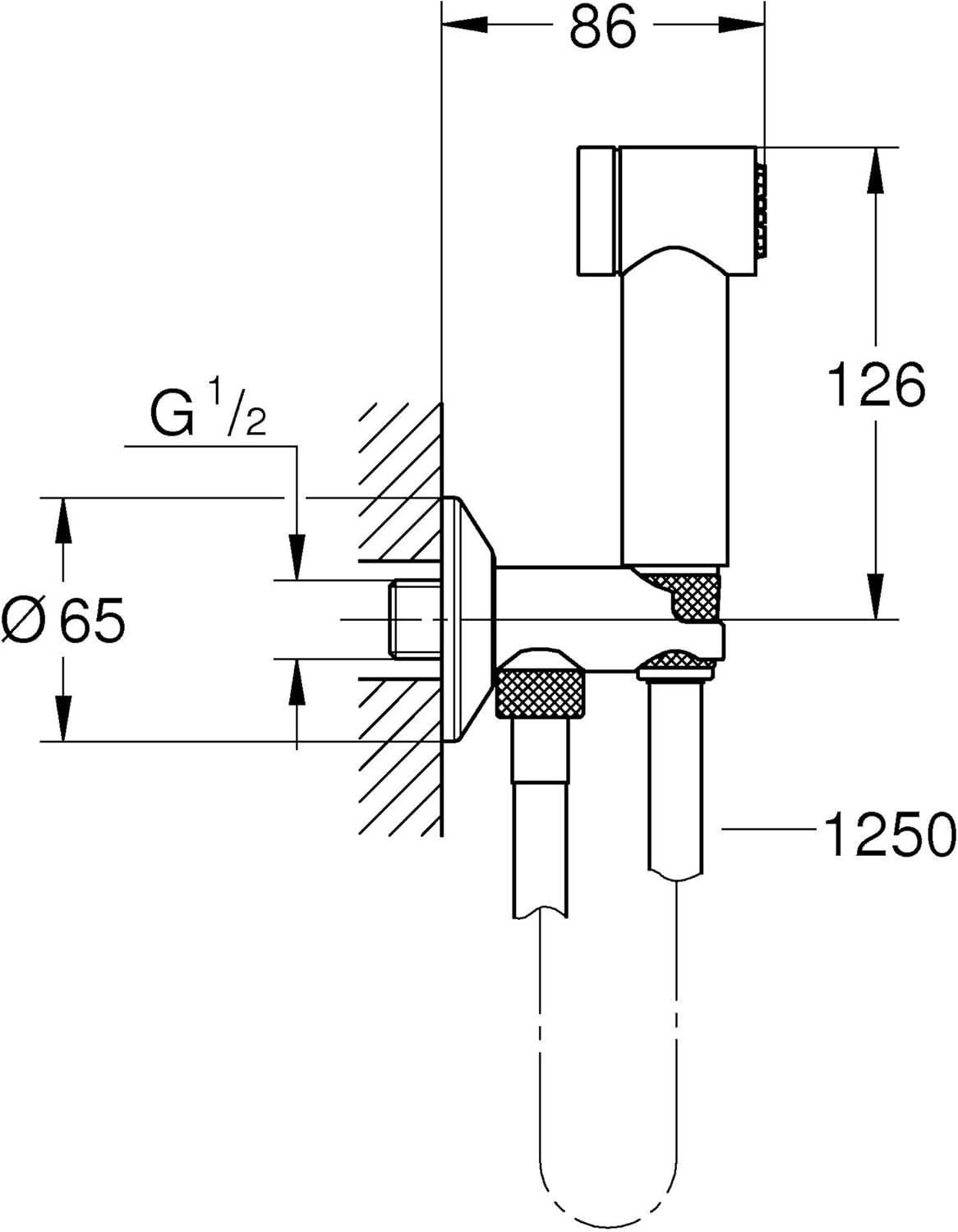 GROHE 26332000 | Sena Hand Shower – BigaMart