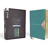 NASB, Thinline Bible, Giant Print, Leathersoft, Brown, Red Letter, 1995 Text, Comfort Print ...