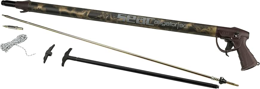 Amazon.com : SEAC Alligator Alloy Aluminum Pneumatic Speargun Complete ...