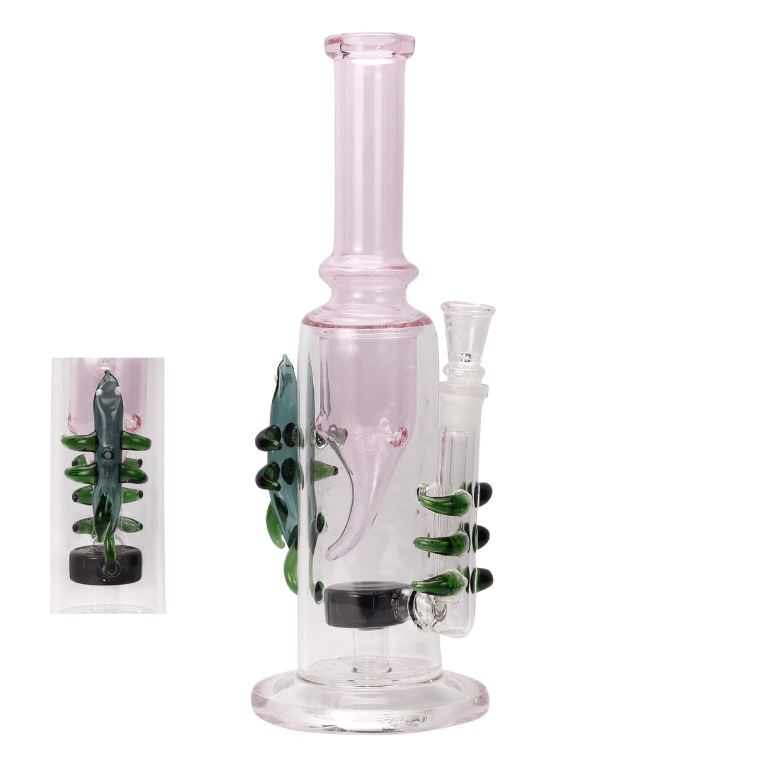 Buy Newzezenx Glass Bong Pink Ice and Shower Head Special Feature Bong ...