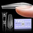 Amazon.com: Five Angeles Tipex Instant Apex Gel Nail Tips Kit – 500pcs ...