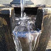 CLGarden Holz Design Springbrunnen DSB1 für Balkon Terrasse Garten ...