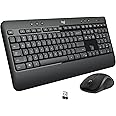 Amazon.com: Logitech MK540 Advanced Wireless Keyboard and Mouse Combo ...