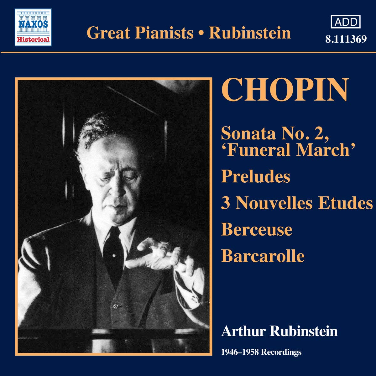 CHOPIN, F. - Rubinstein Plays Chopin - Amazon.com Music
