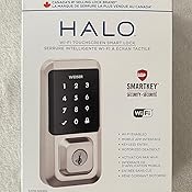 Weiser Halo WiFi Smart Lock with Touchscreen, Satin Nickel, Padlocks ...