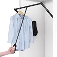 Amazon.com: Pull Down Closet Rod for Hanging Clothes, Wardrobe Lift ...