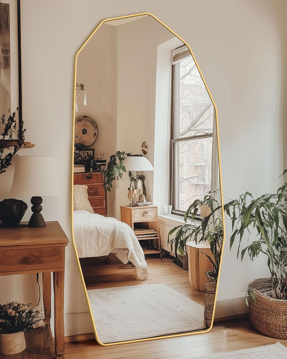 Novlux Full Length Mirror, 76" x 34" Full Body Large Standing Mirror ...