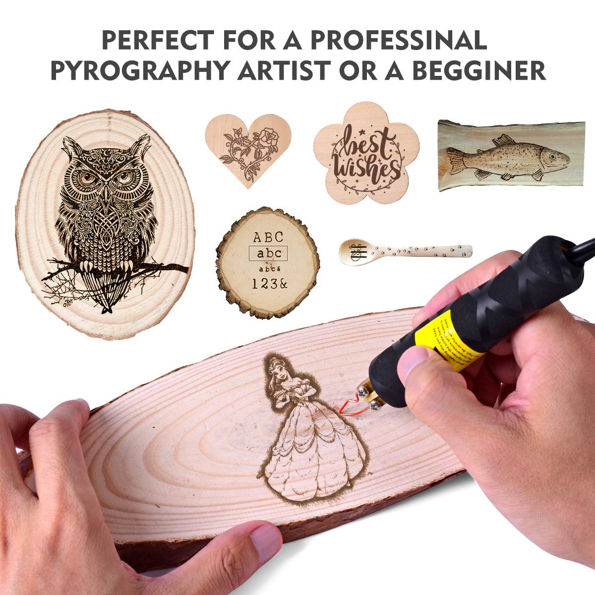 Mua WooEver Professional Wood Burning Kit, Adjustable Temperature ...