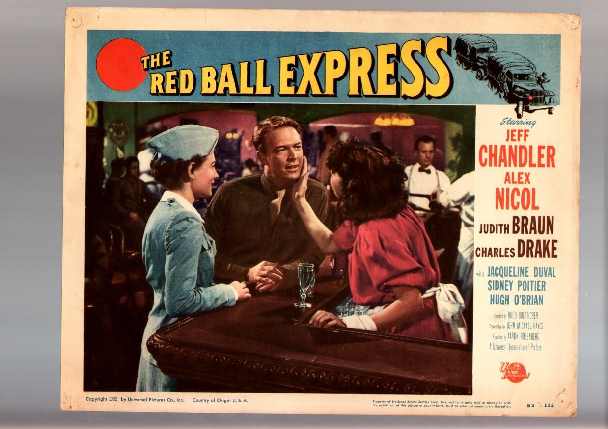 Amazon.com: MOVIE POSTER: THE RED BALL EXPRESS-ALEX NICOL-1952-LOBBY ...