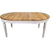 Amazon.com - BADI Solid Wood Oval Dining Table - Tables